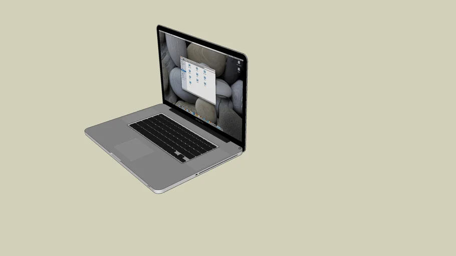 Macbook professional laptop | 3D Warehouse