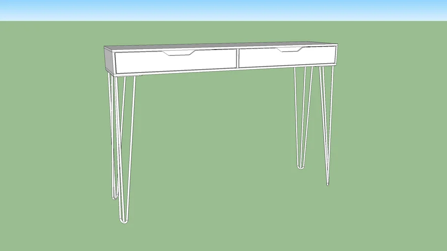 Mid Century-style IKEA Alex Hack | 3D Warehouse