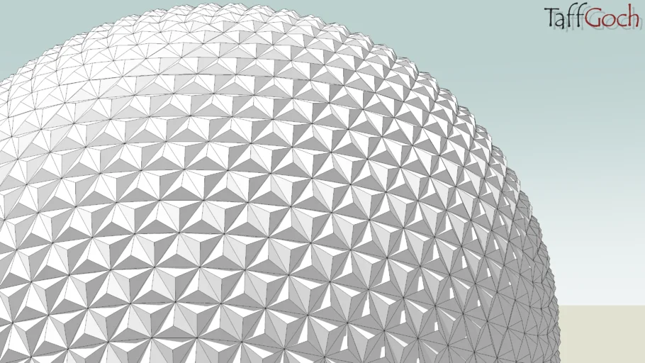 Spaceship Earth • Epcot • Geodesic Sphere | 3D Warehouse