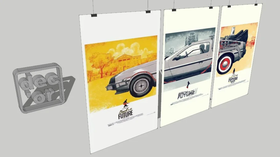 triple hanging poster 001 | 3D Warehouse