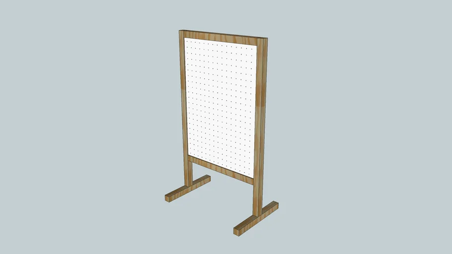 table standing A1 peg/Sale sign holder | 3D Warehouse