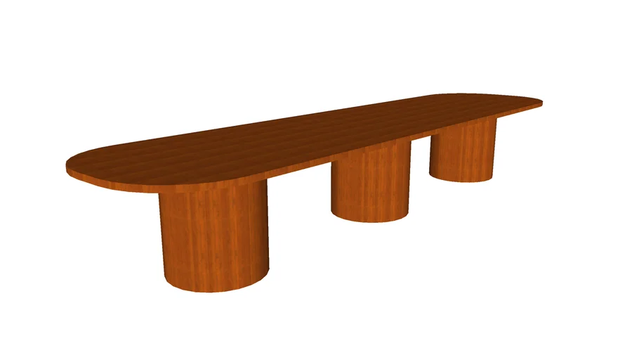 Presto Conference Table 48x192 | 3D Warehouse