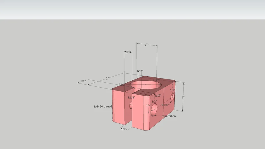clamp for tubing | 3D Warehouse