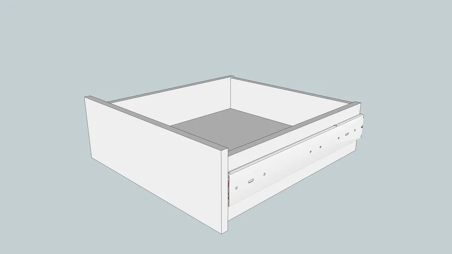 GAVETA PADRÃO COM FRENTE | 3D Warehouse