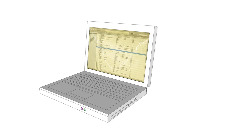 Apple laptop | 3D Warehouse