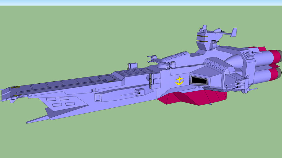 Salamis kai class 2 / サラミス改級巡洋艦 0083版 | 3D Warehouse