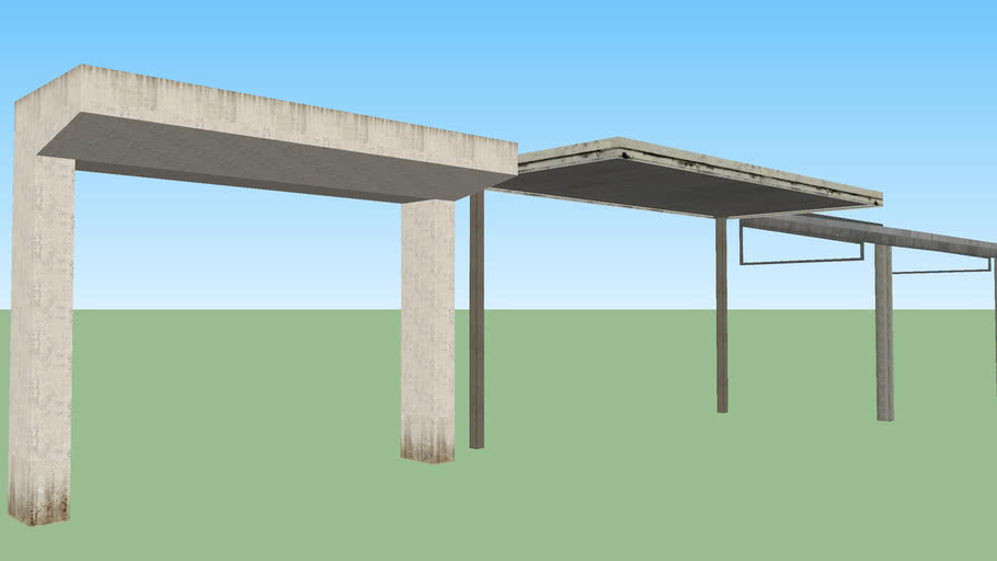 Industrial canopy set | 3D Warehouse