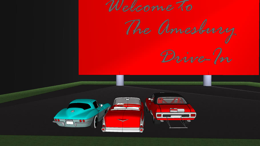 Drive in theater | 3D Warehouse