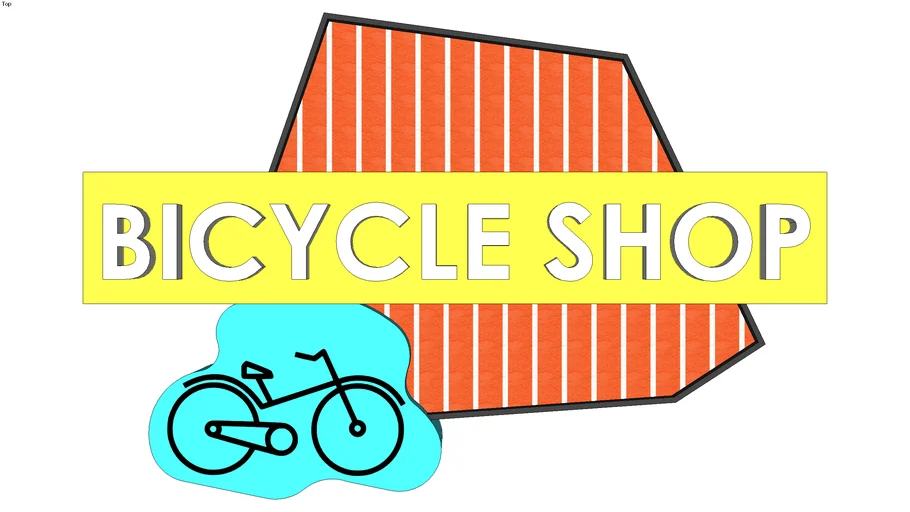 BIC_Bike Shop - Sign 01 | 3D Warehouse