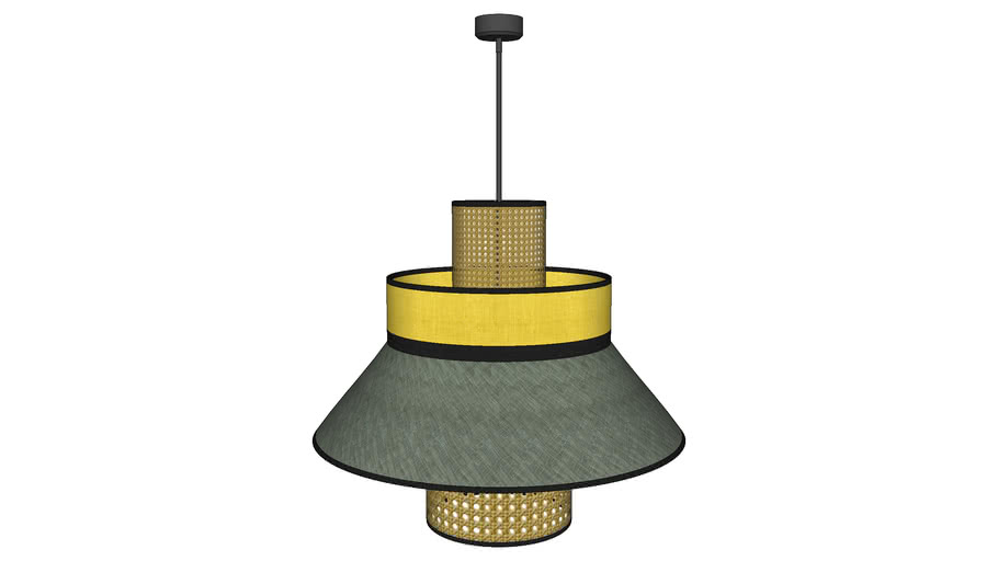 RATTAN HANGING LAMP | 3D Warehouse