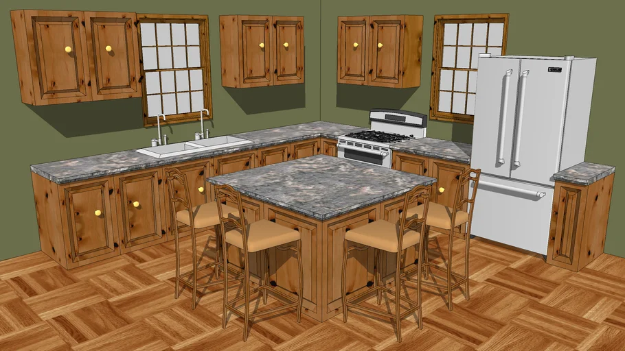 Vintage Kitchen | 3D Warehouse