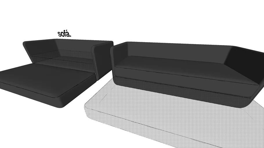 Sofá Cama SSA | 3D Warehouse