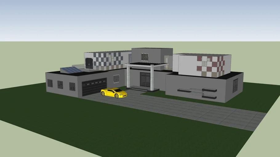 Modern Deluxe House | 3D Warehouse