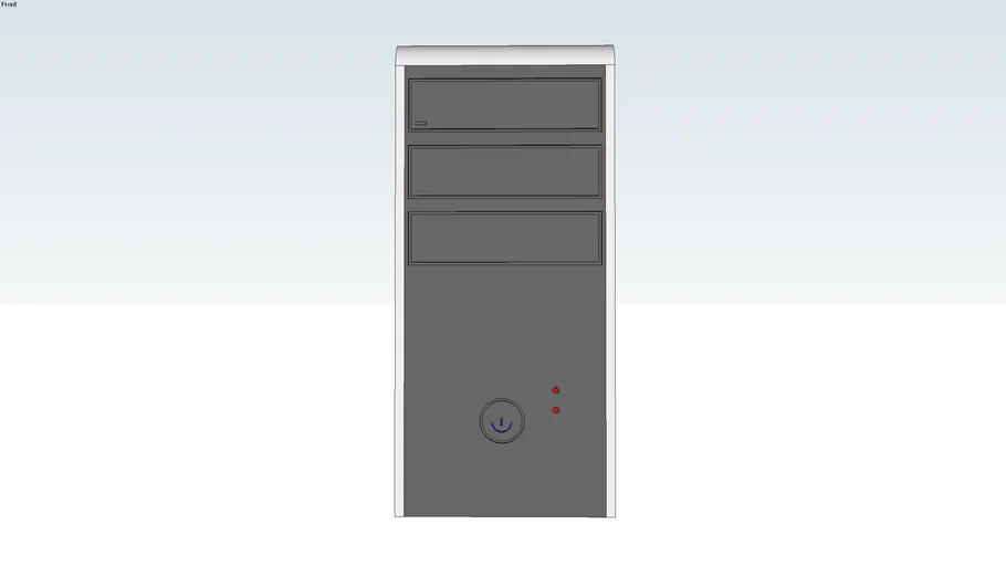 desktop pc tower | 3D Warehouse