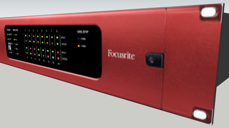 Focusrite RedNet 2 | 3D Warehouse