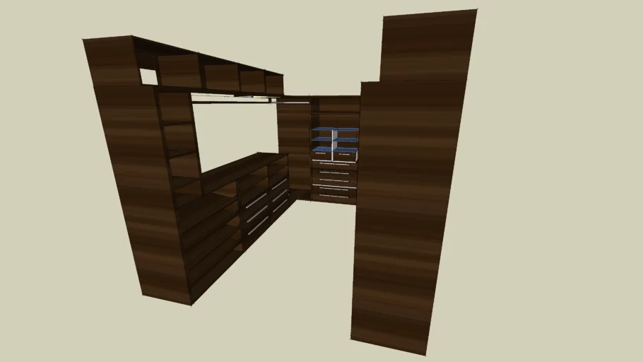 walkin closet | 3D Warehouse