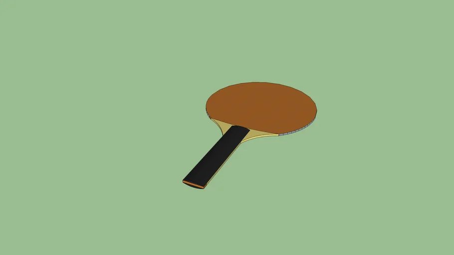 Ping Pong Paddle | 3D Warehouse