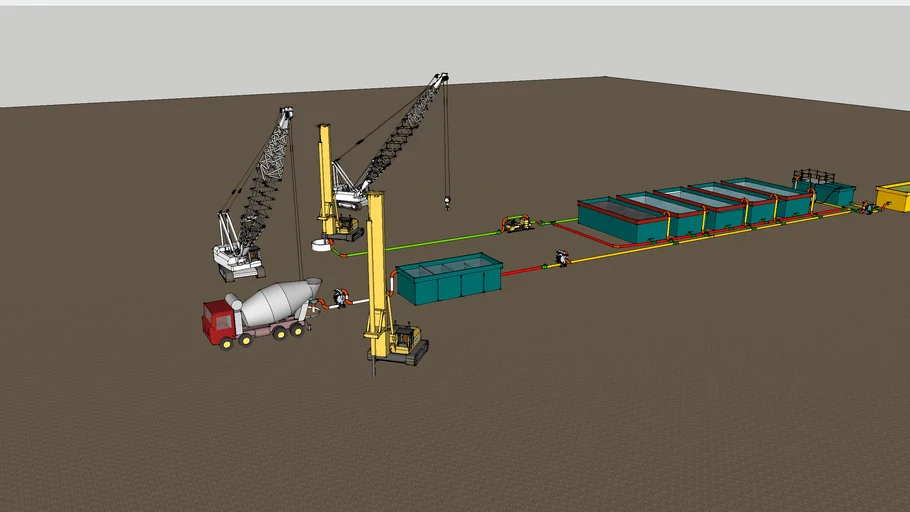 The Golden Turkey Scraper Batching Plant | 3D Warehouse