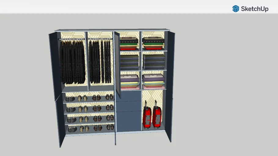 Walking closet | 3D Warehouse
