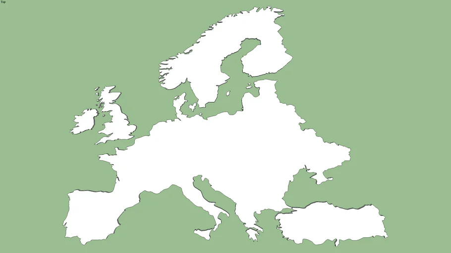 Europe Map | 3D Warehouse