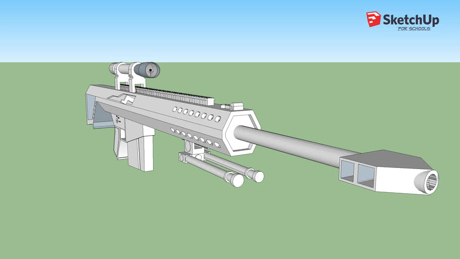 Barrett M82 .50 cal | 3D Warehouse