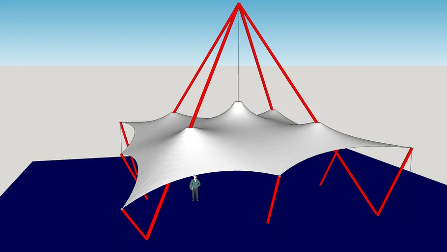 tensile structure | 3D Warehouse