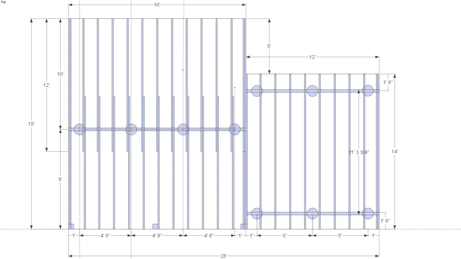Deck Layout | 3D Warehouse