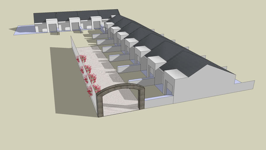 contoh design perumahan | 3D Warehouse