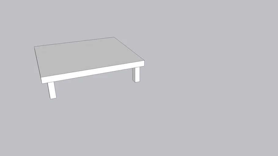 table basse simple | 3D Warehouse