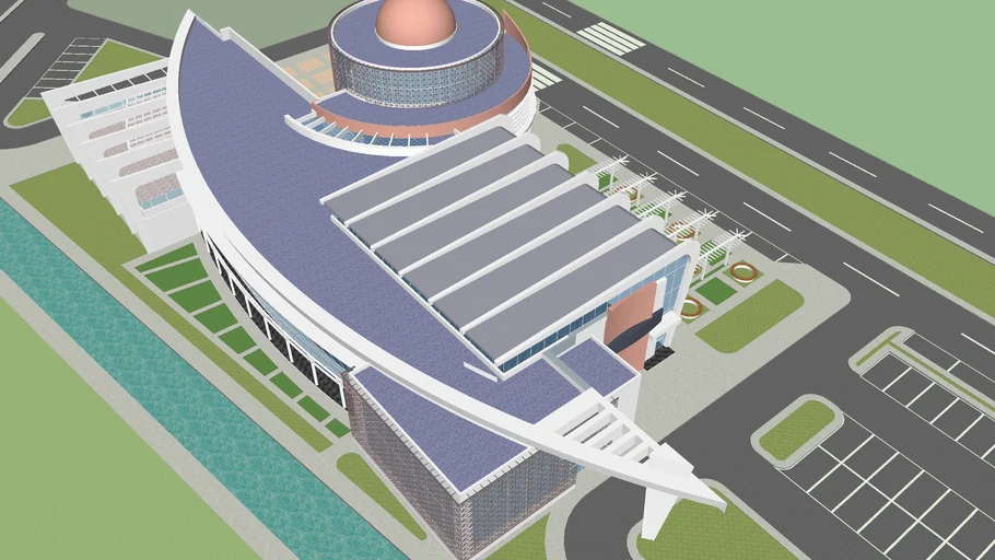 palais de culture | 3D Warehouse