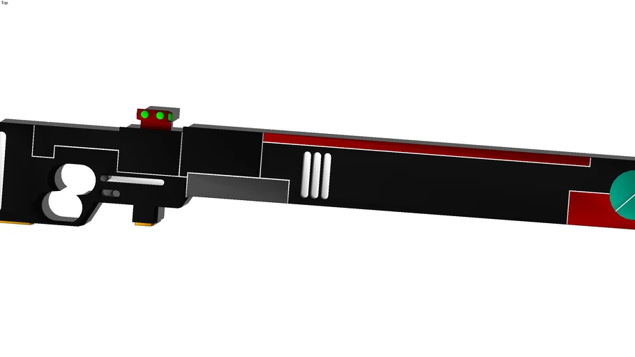 tau pulse rifle | 3D Warehouse