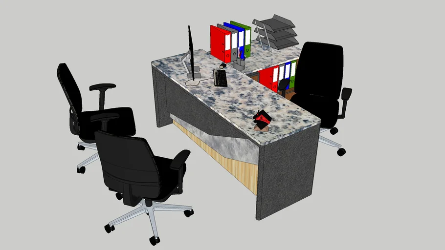 reception table | 3D Warehouse