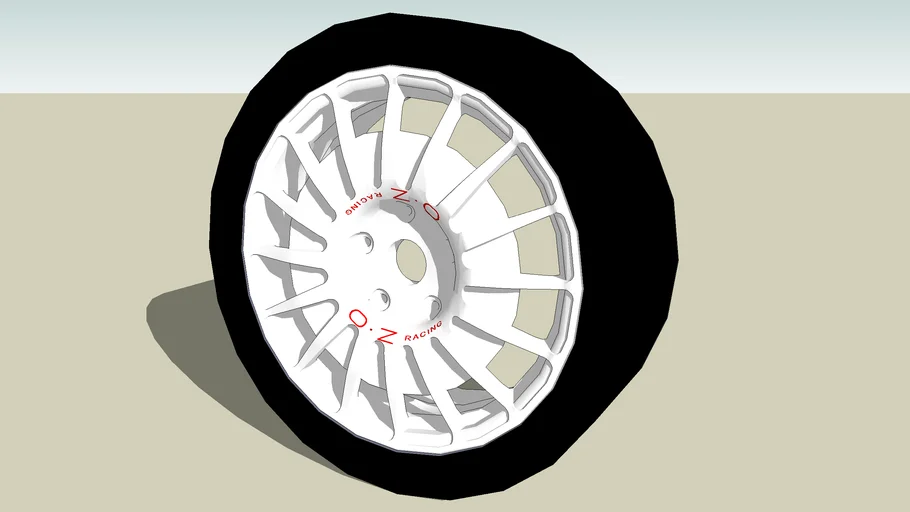 OZ Racing Wheel - Rally Terra | 3D Warehouse