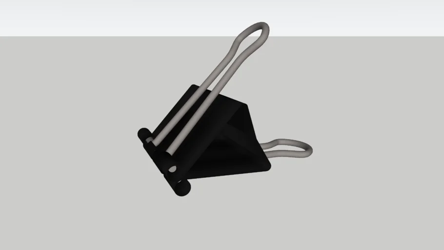 Black Binder Clip | 3D Warehouse