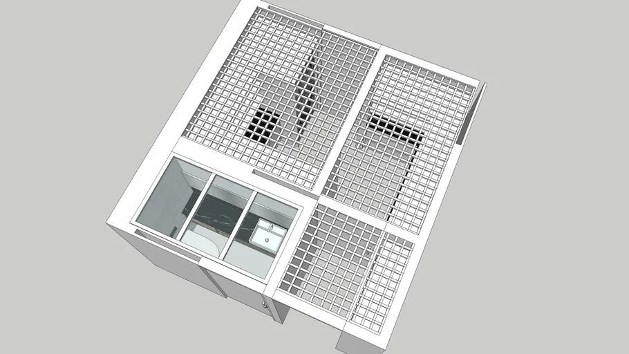 Powder Room - Laundry - Storage Room | 3D Warehouse