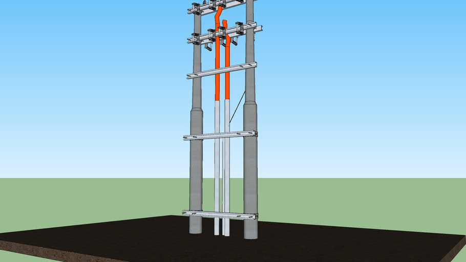 Tiang SUTM | 3D Warehouse