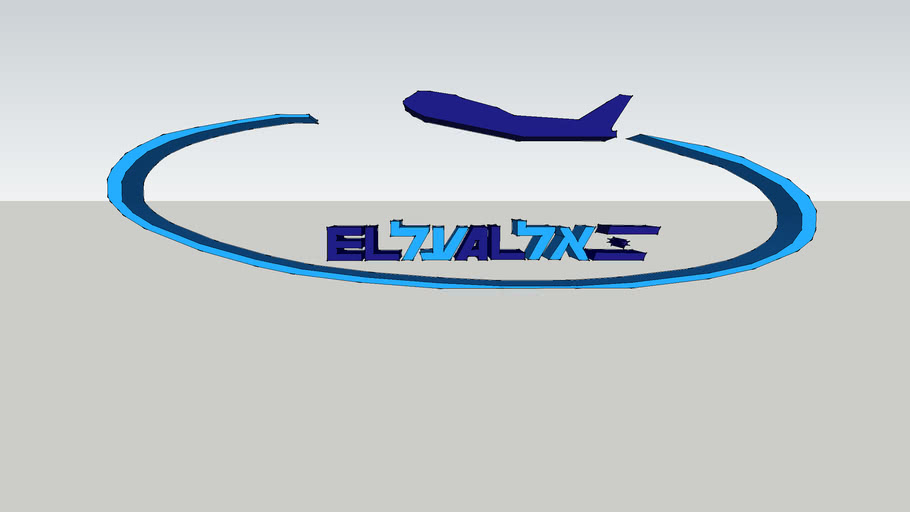 ELAL 90's Logo (for Aircraft) | 3D Warehouse