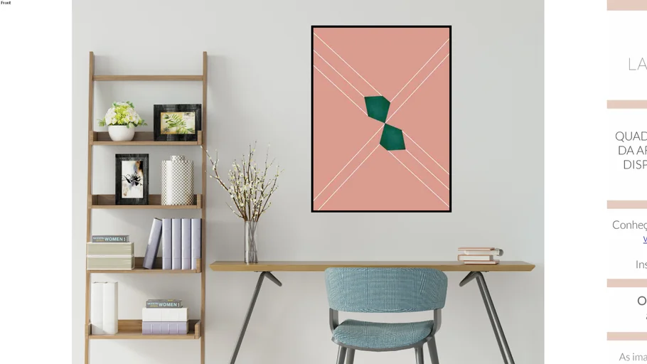 Quadro UrbanArts Milenial - Larissa Ferreira | 3D Warehouse