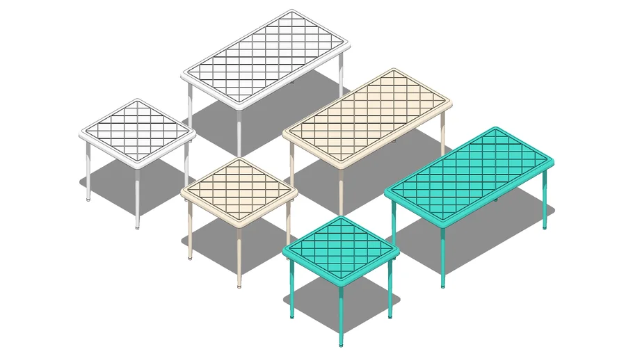 Monobloc Table | 3D Warehouse