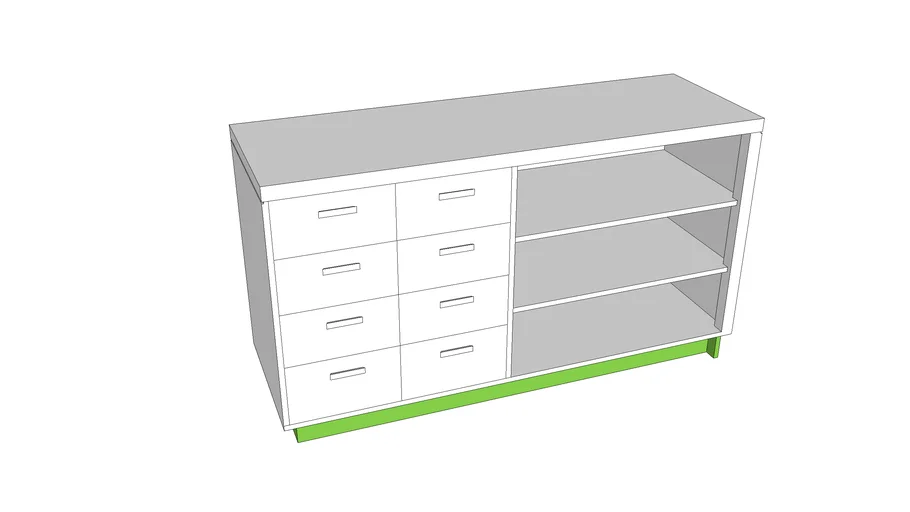 Mueble de Counter esquinero Derecho | 3D Warehouse