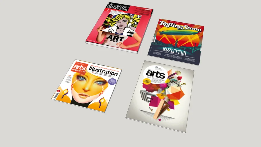 art magazines | 3D Warehouse