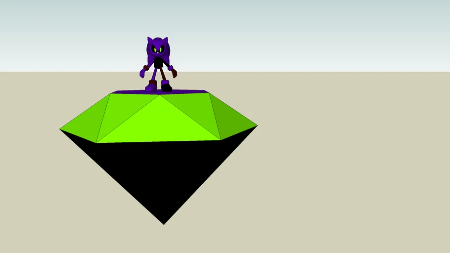 Goth Sonic | 3D Warehouse