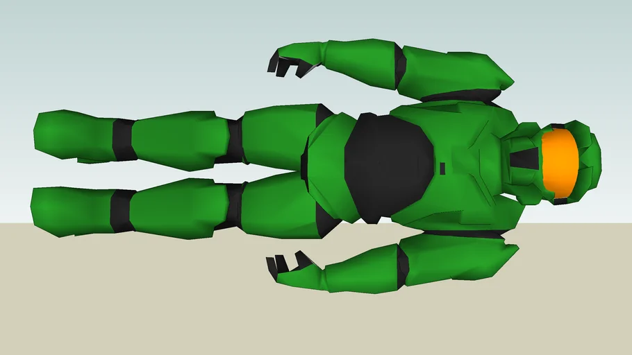 posable master chief | 3D Warehouse