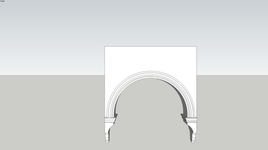 Hallway Arch | 3D Warehouse