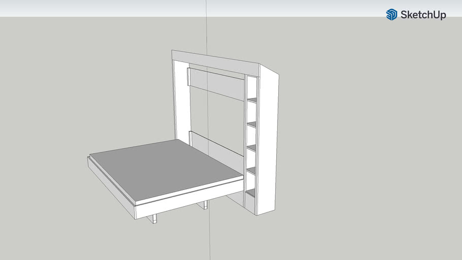 Fold-Up Murphy Bed | 3D Warehouse