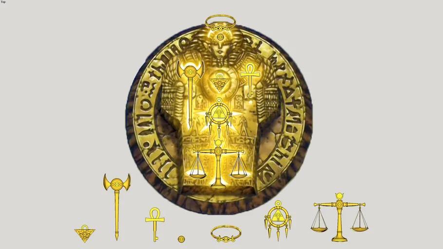 Millennium items Yugioh | 3D Warehouse