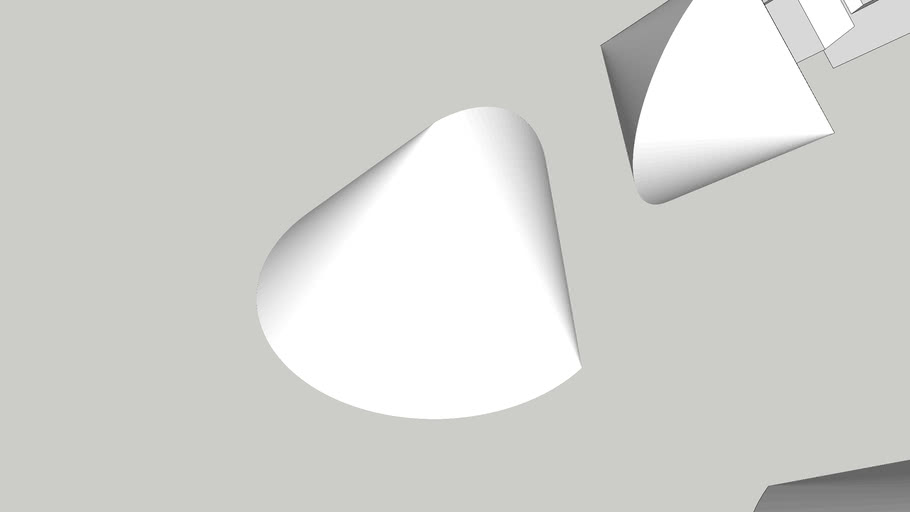 Quadrilateral sphericon for infinite roll | 3D Warehouse