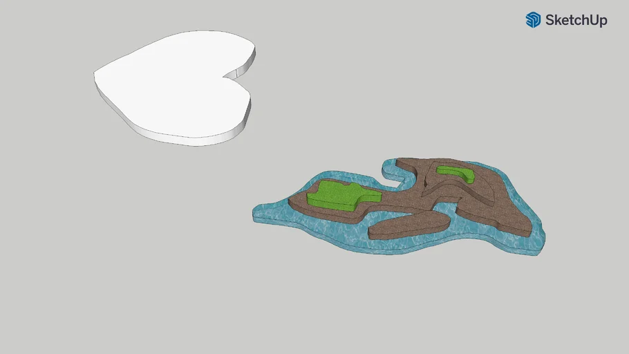 mapa topográfico | 3D Warehouse