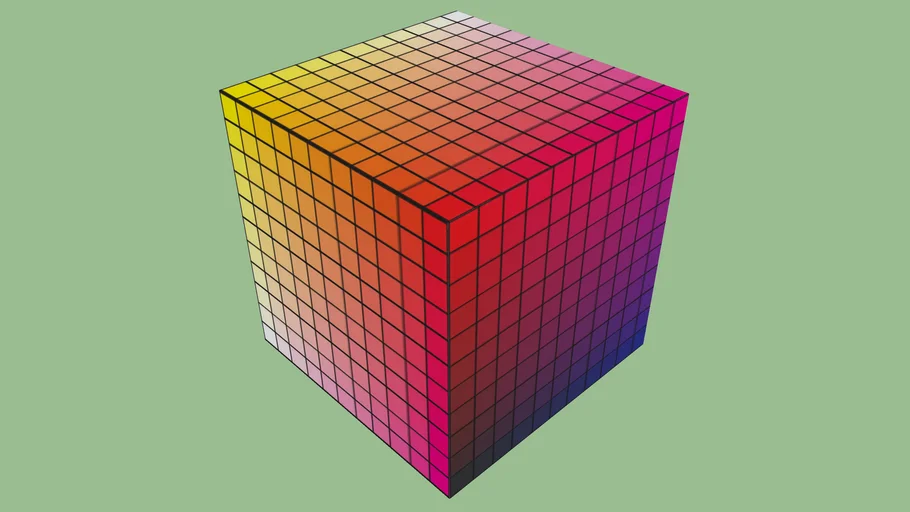 color cube (CMYRGBSW) | 3D Warehouse