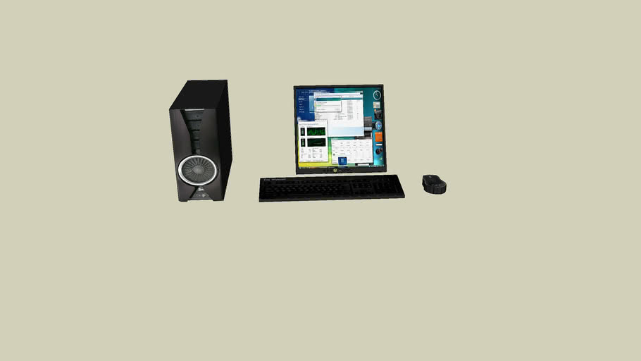 Custom Windows Vista PC | 3D Warehouse